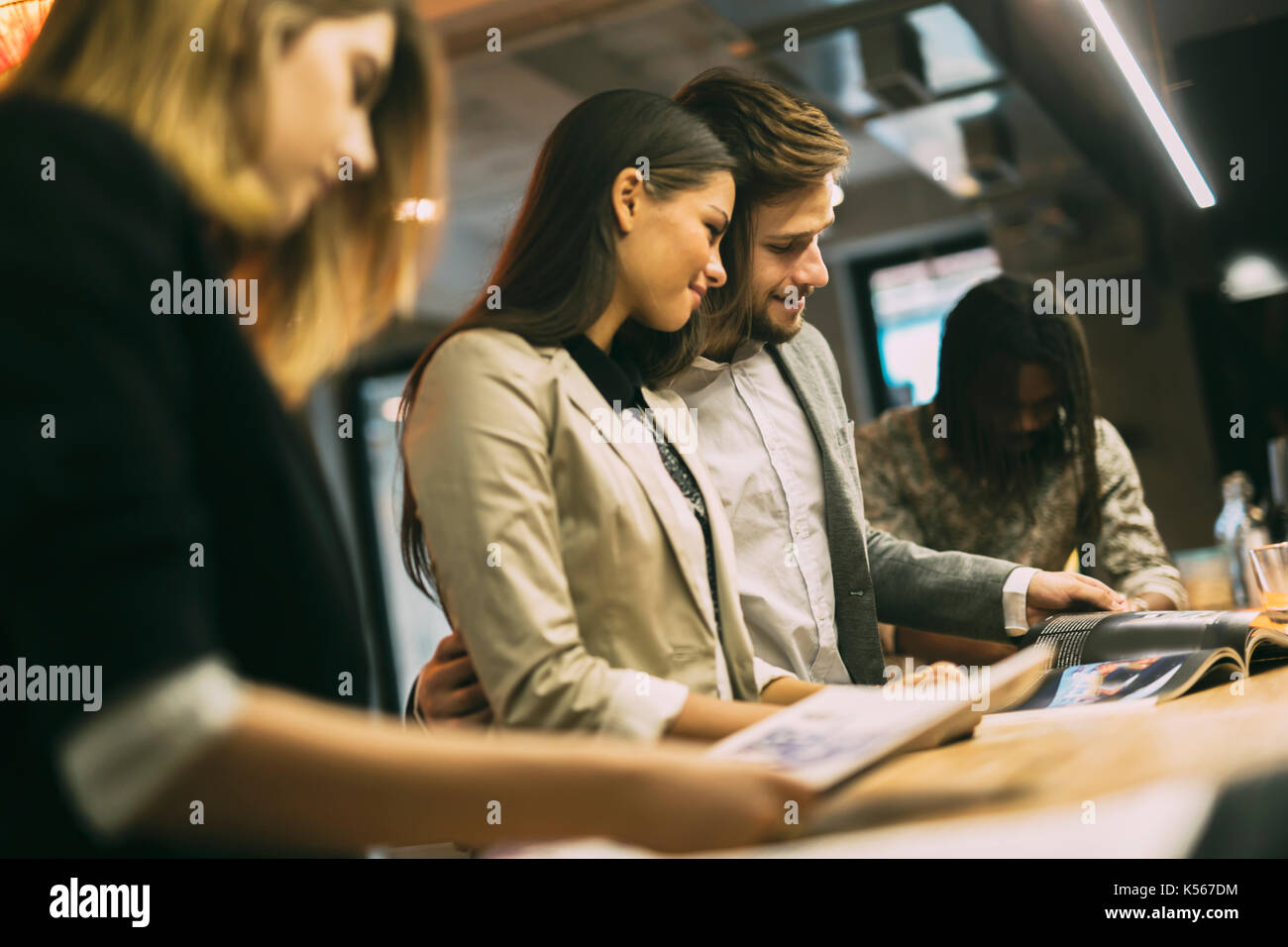 Two businessmen sitting in a bar hi-res stock photography and images ...