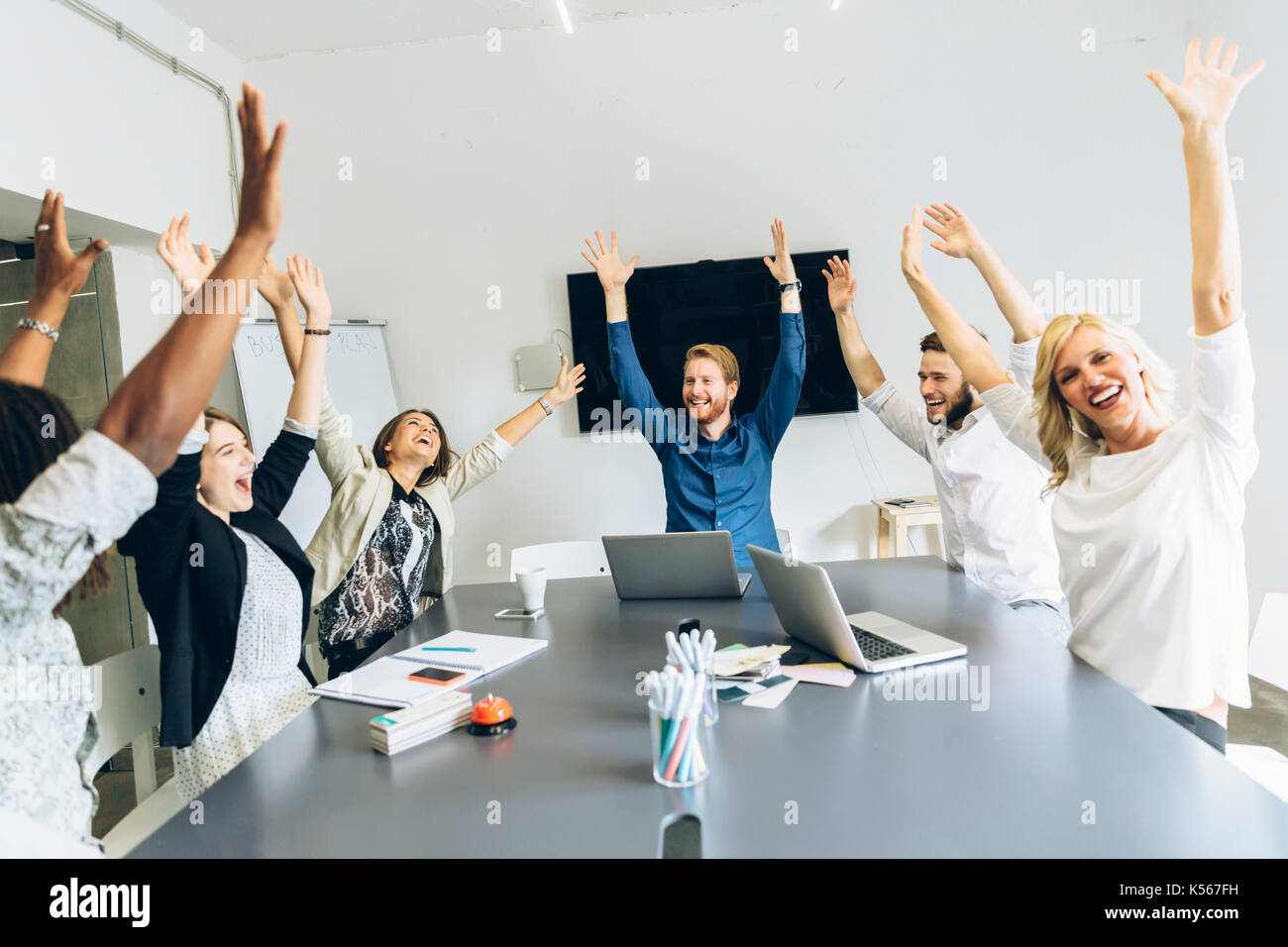 Goal achieved hi-res stock photography and images - Alamy