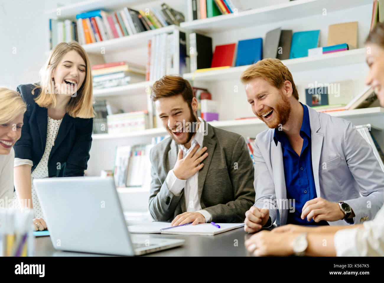 Team of creative people and designers in office Stock Photo - Alamy