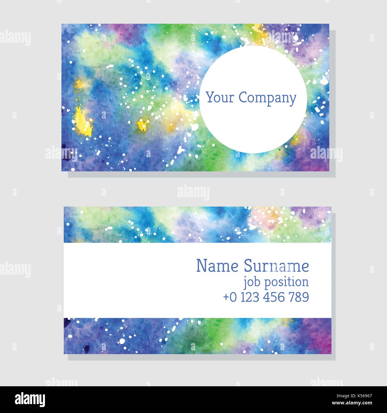 Paint stains on water Stock Vector Images - Alamy