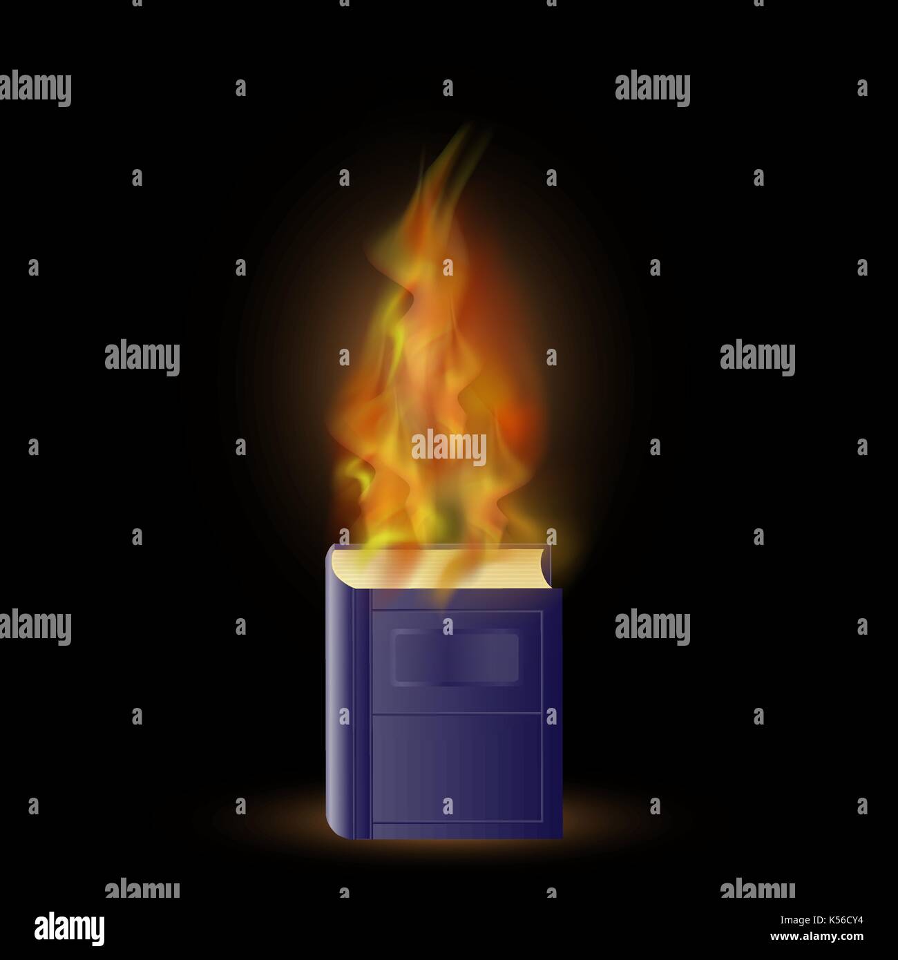 Fire book Stock Vector Images - Alamy