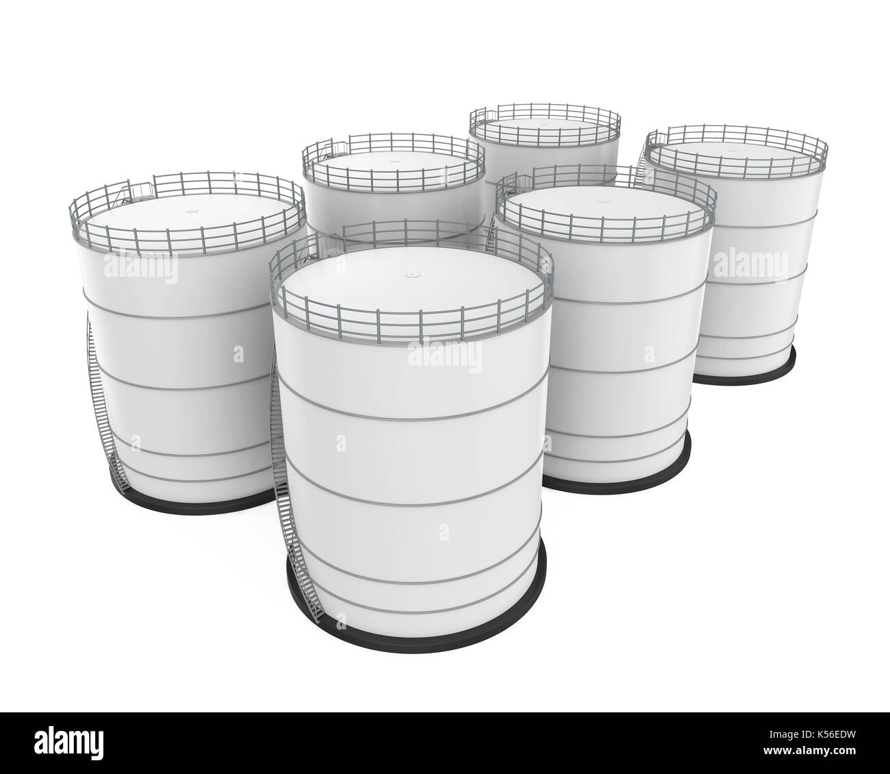 Cylindrical fuel storage tank hi-res stock photography and images - Alamy