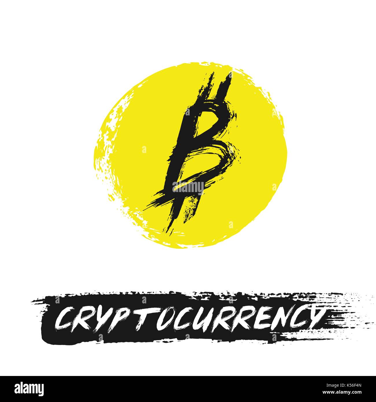 Bitcoin crypto currency icon Cut Out Stock Images & Pictures - Alamy