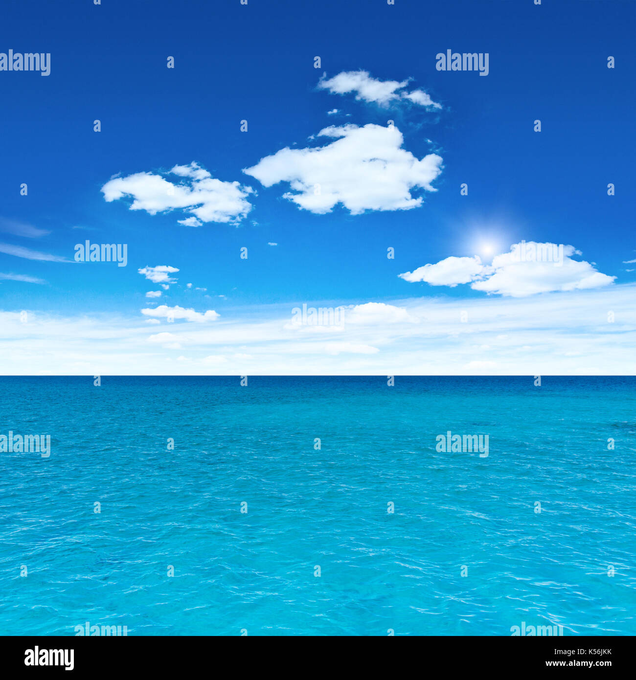 Sky and sea Stock Photo - Alamy