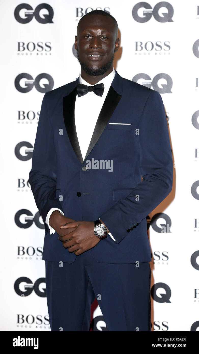 Stormzy gq men of the year awards 2017 hi-res stock photography and ...