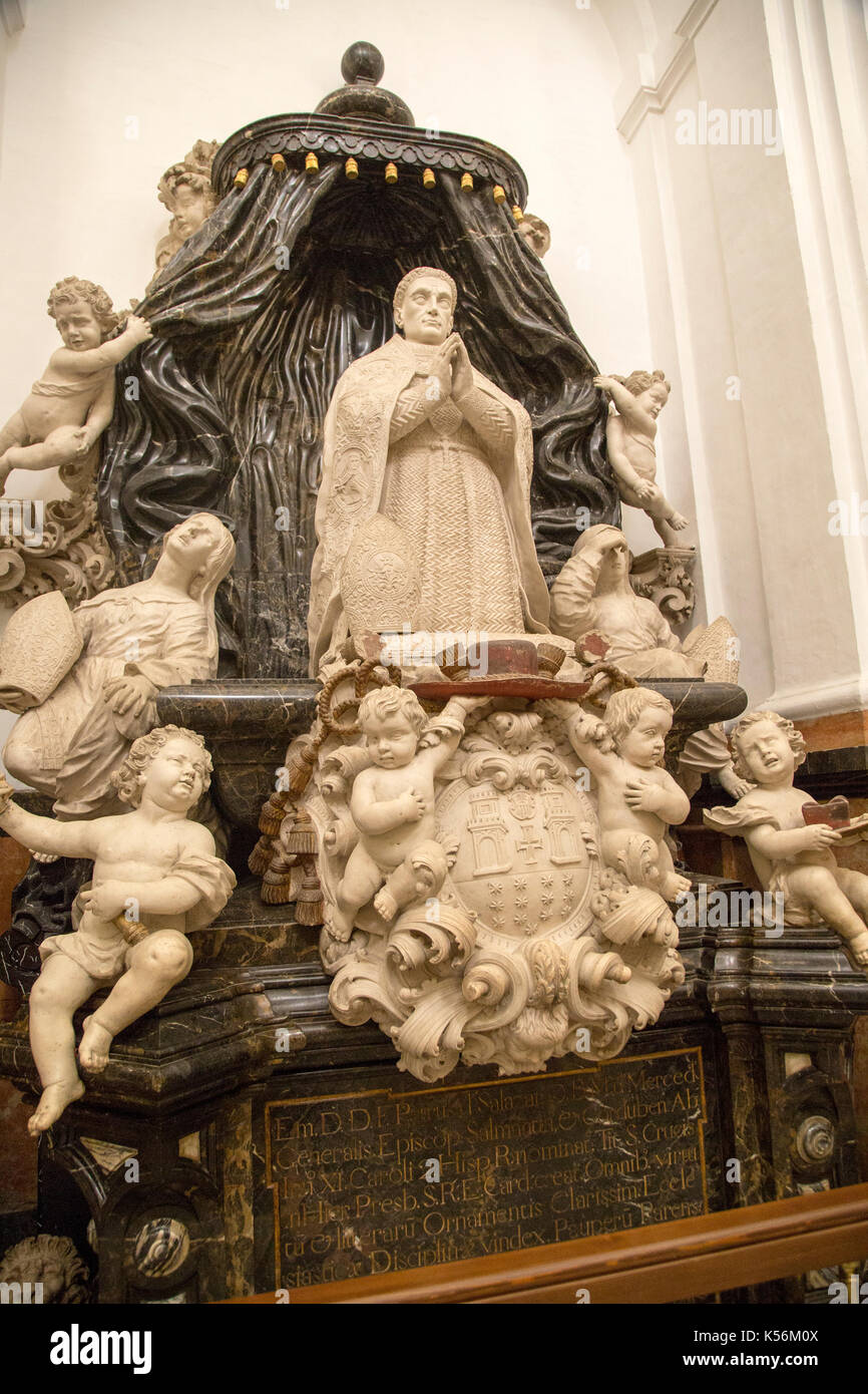 Monument to Cardinal Salazar in the Chapel of Saint Teresa, sculpture ...
