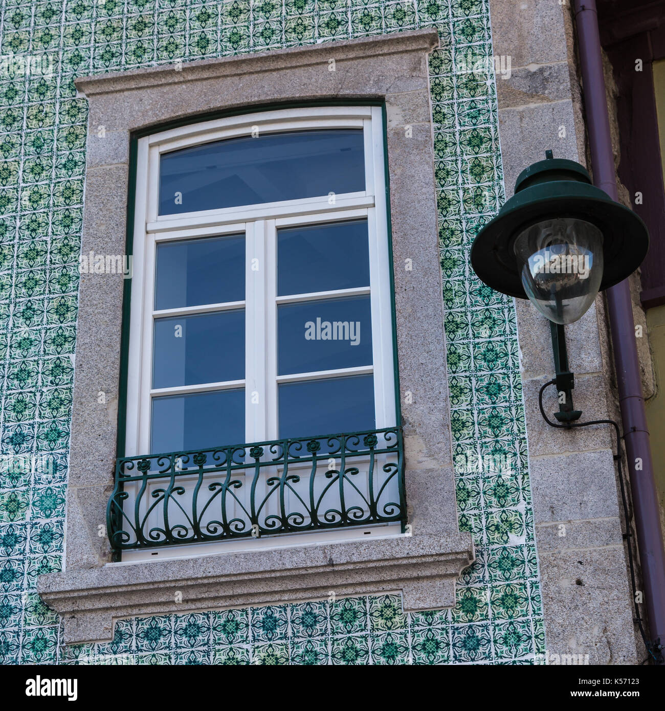 Typical Portuguese Architecture: Tile Azulejos Window - Portugal Stock ...