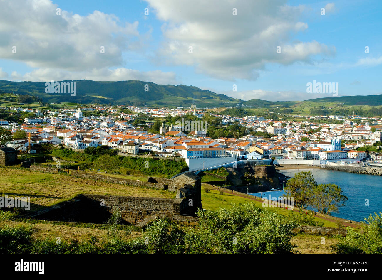 Angra do Heroismo, a UNESCO World Heritage Site. Terceira, Azores ...