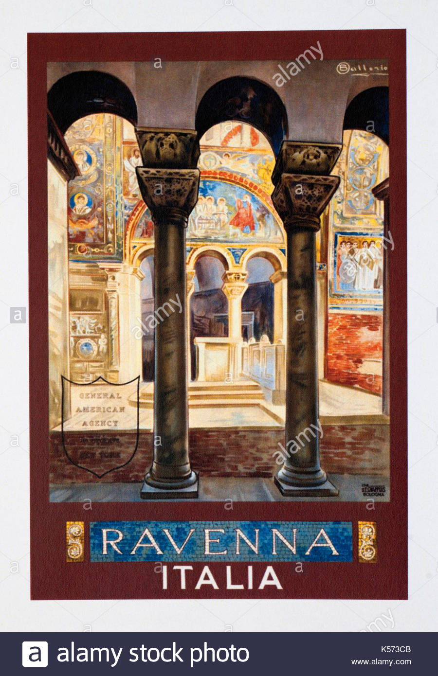 Vintage Travel Poster Italy Stock Photos & Vintage Travel Poster Italy ...