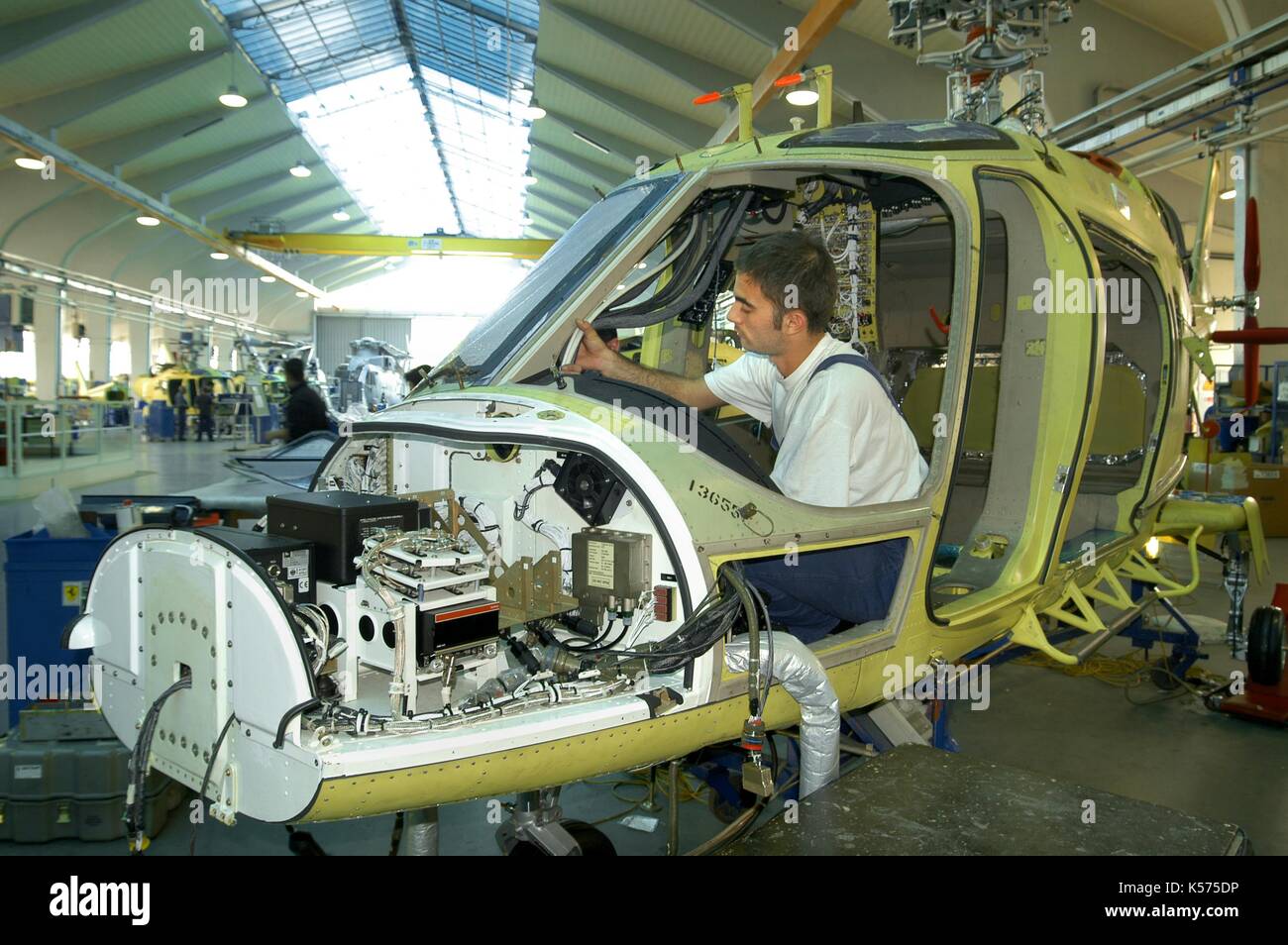 Agusta helicopters factory, plant of Vergiate (Lombardy, Italy Stock ...