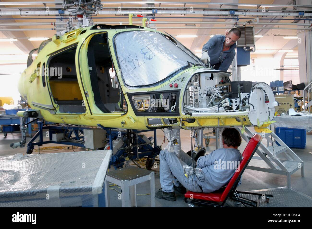 Agusta helicopters factory, plant of Vergiate (Lombardy, Italy Stock ...
