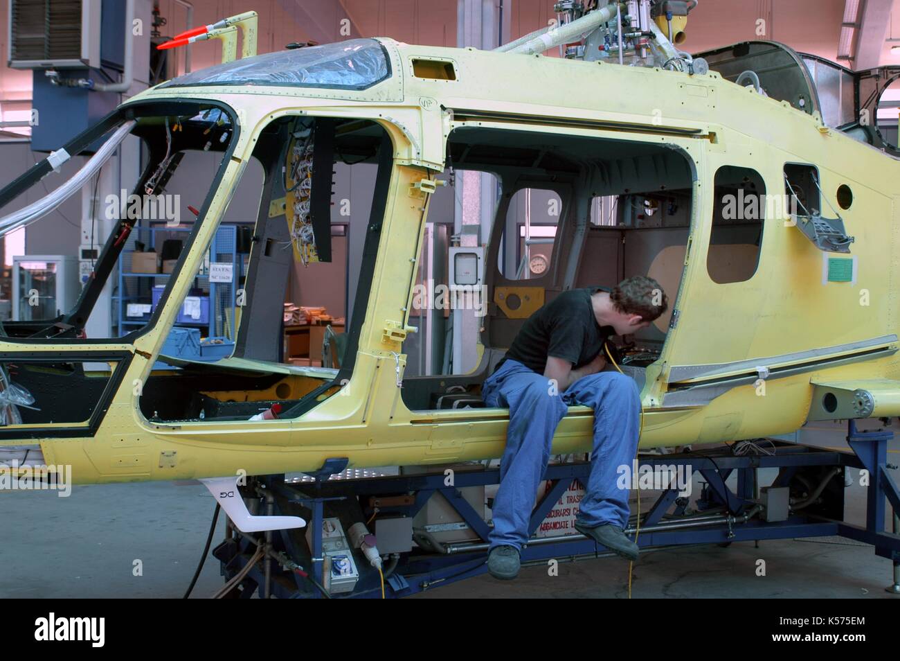 Agusta helicopters factory, plant of Vergiate (Lombardy, Italy Stock ...