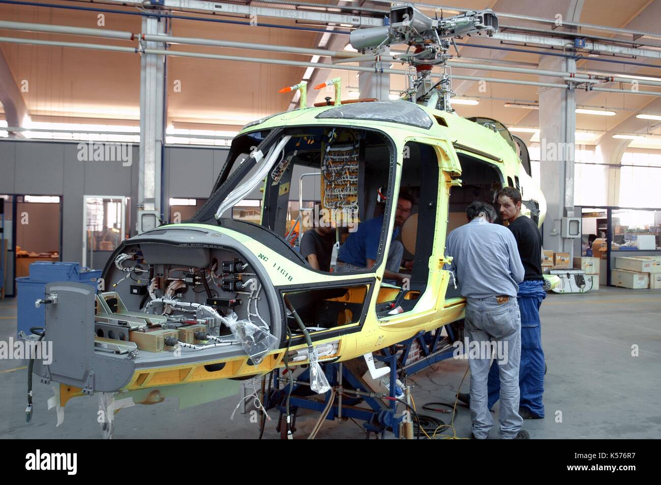 Agusta helicopters factory, plant of Vergiate (Lombardy, Italy Stock ...