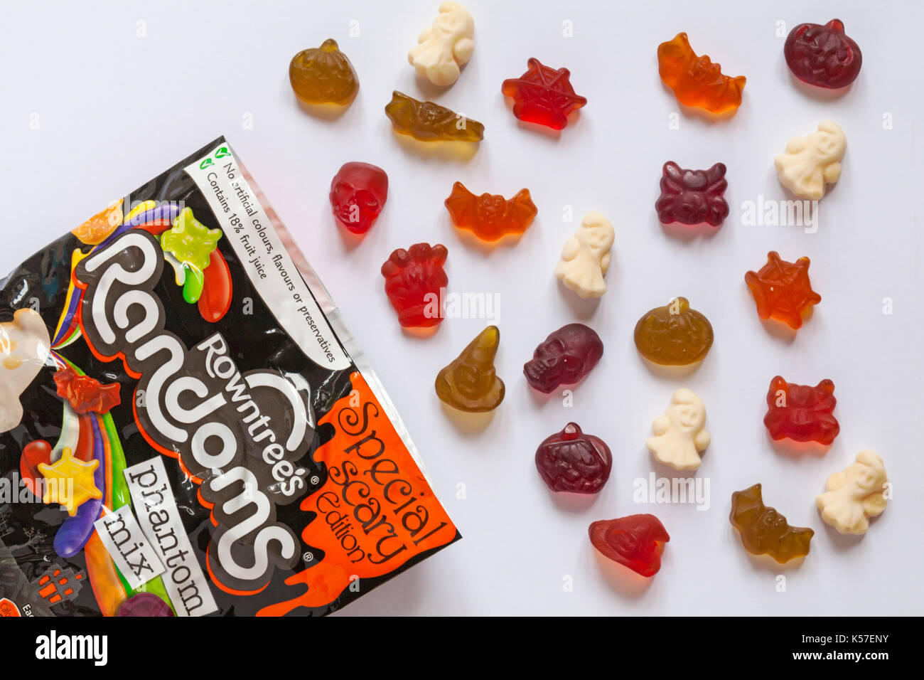 packet of Rowntree's Randoms phantom mix sweets special scary edition ...