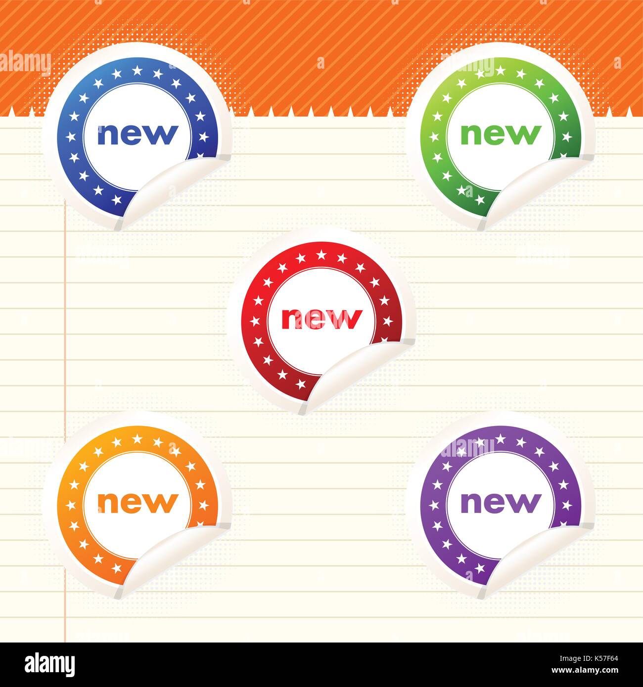 Set of new labels Stock Vector Image & Art - Alamy