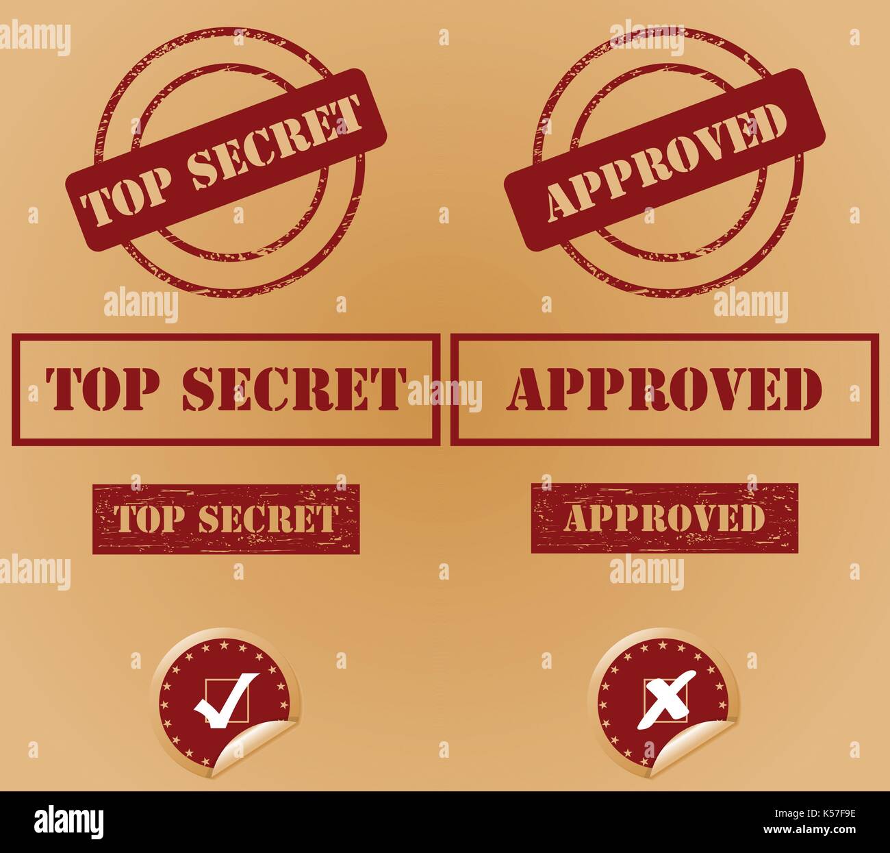Top secret label Stock Vector Images - Alamy