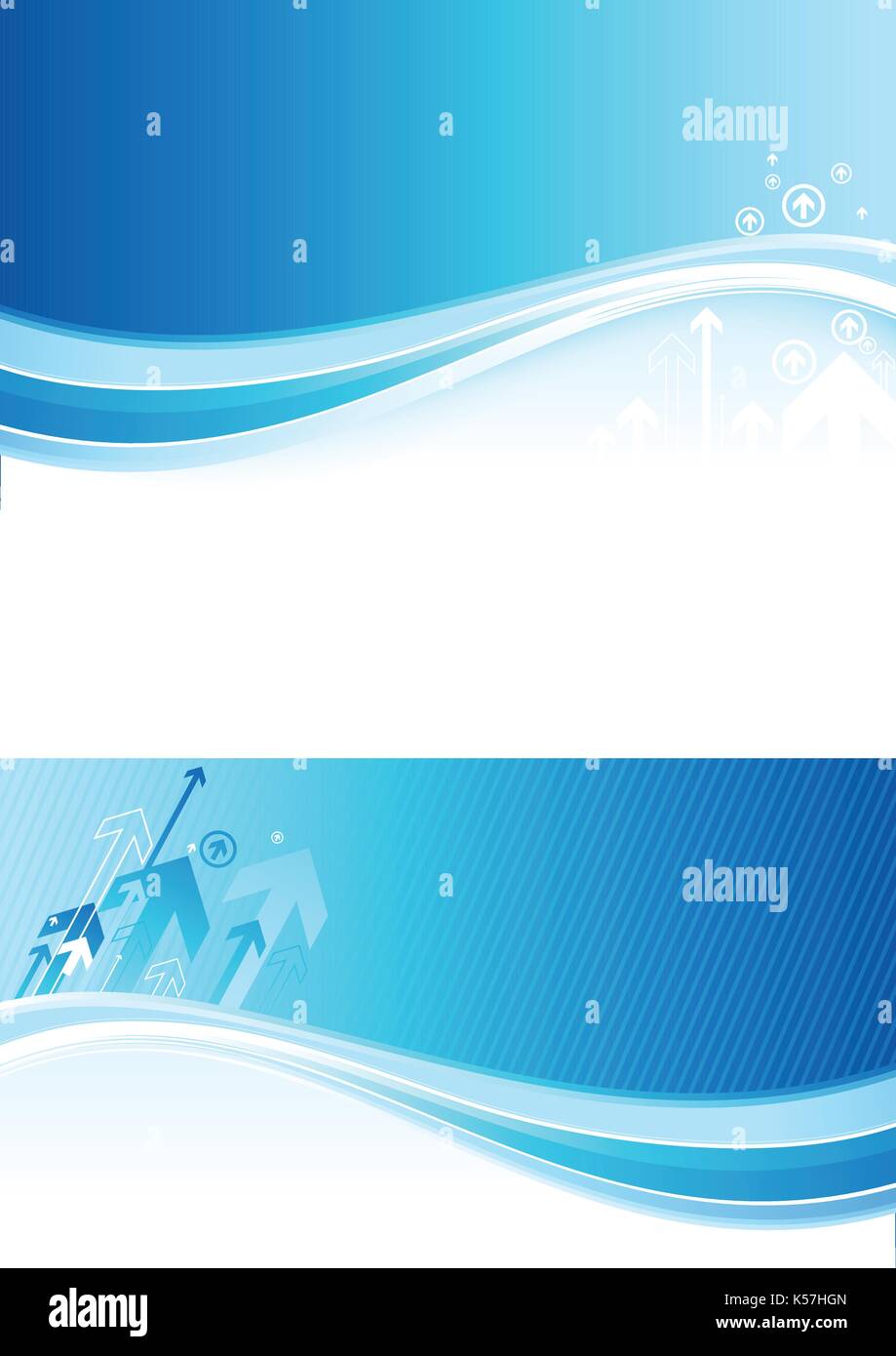 Blue Arrow Banner Stock Vector Image & Art - Alamy