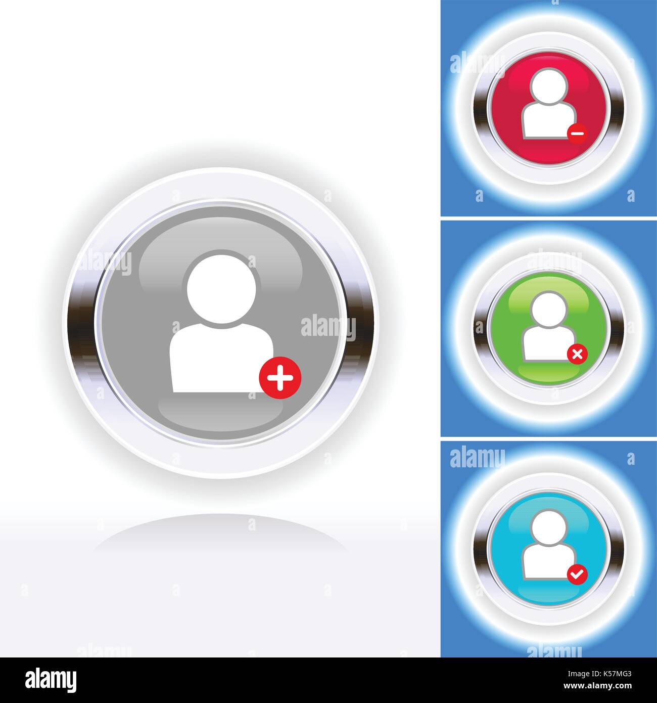 Add Person Icon Stock Vector Image & Art - Alamy