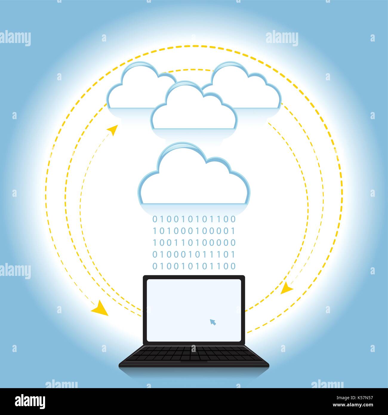 Cloud Computing Icon Stock Vector Image & Art - Alamy