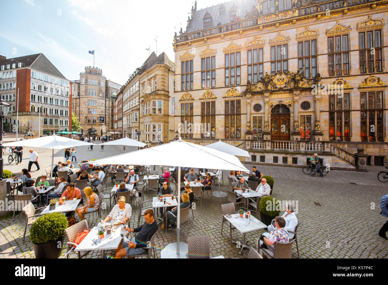Sunny summer day in bremen hi-res stock photography and images - Alamy