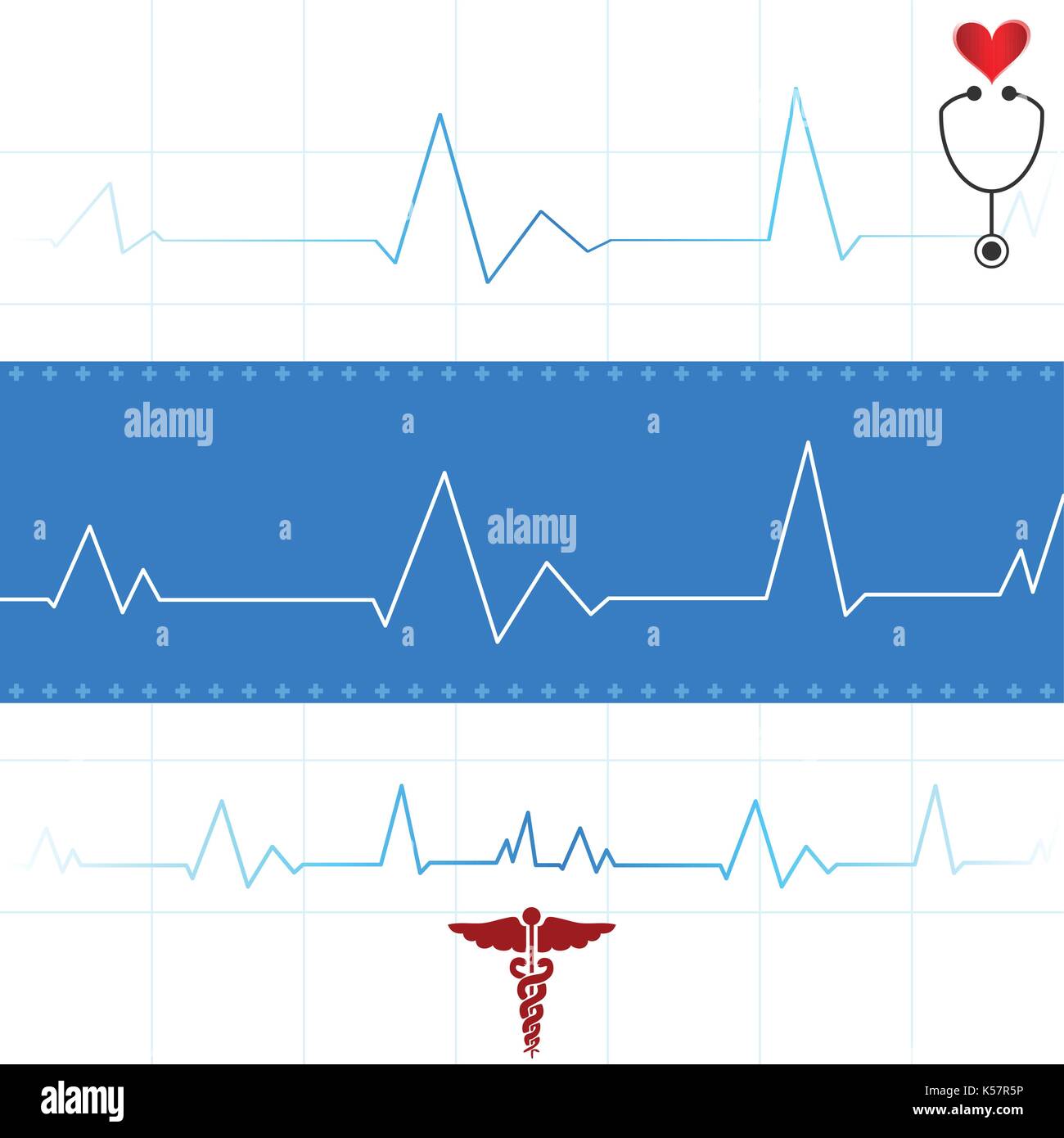 Cardiogram background hi-res stock photography and images - Alamy