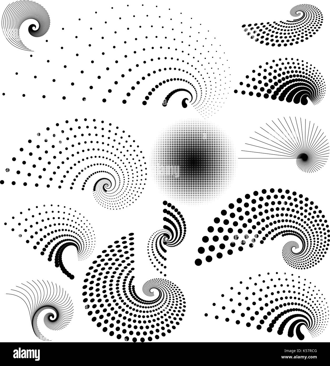 Spiral Design Element Stock Vector Image & Art - Alamy