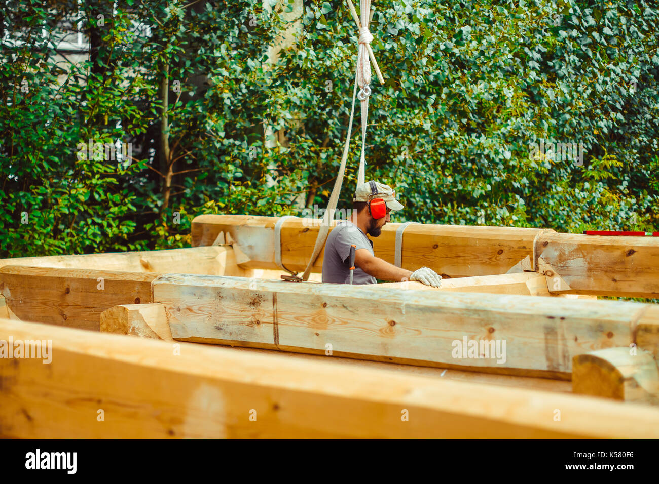 Logwalls hi-res stock photography and images - Alamy