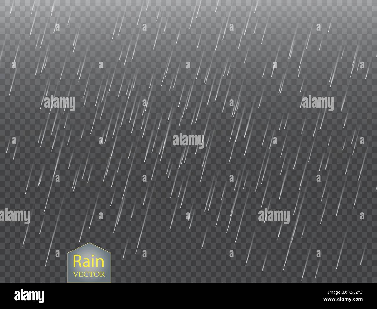 Rain transparent template background. Falling water drops texture ...