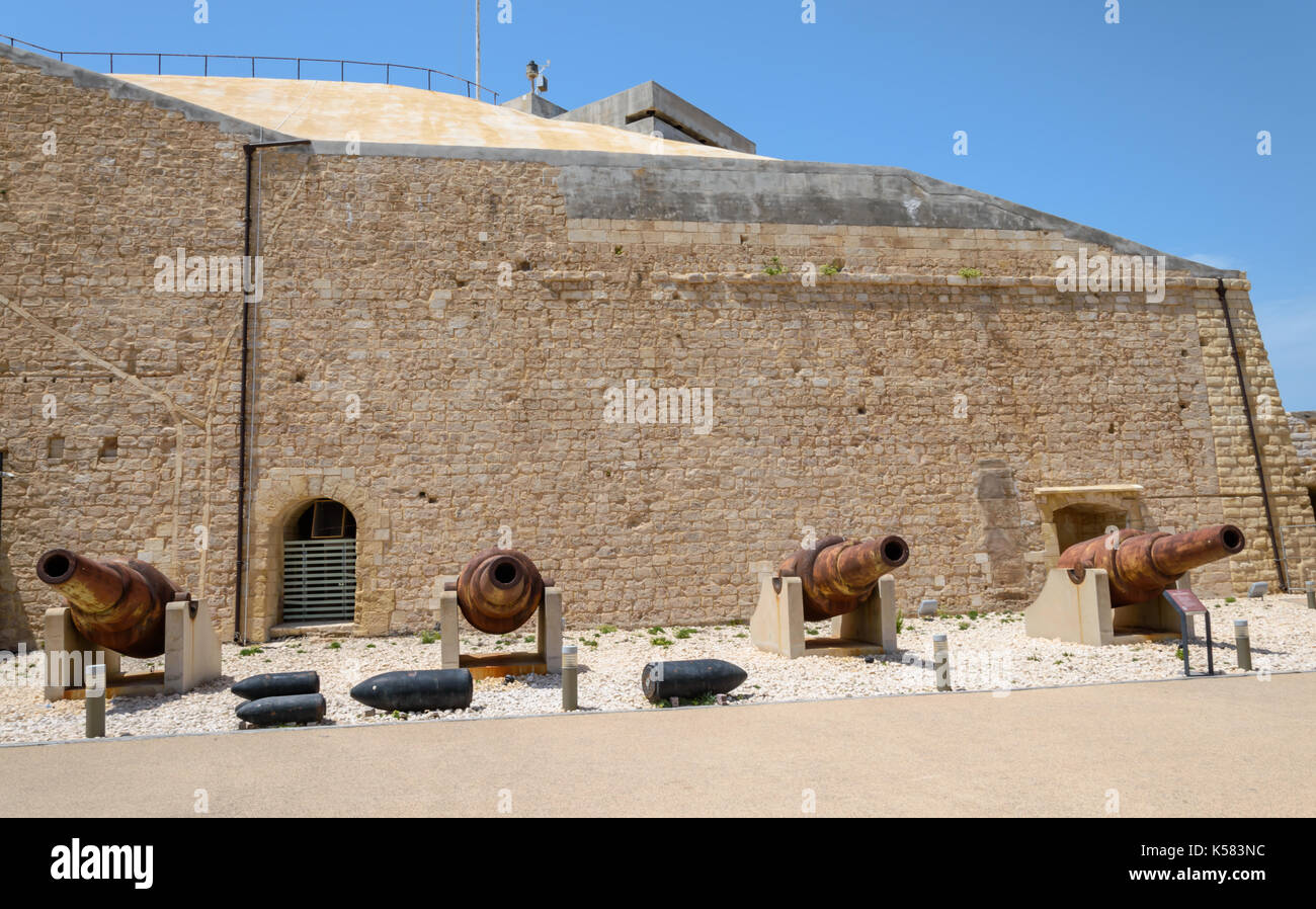 Battery at Fort St. Elmo Stock Photo - Alamy
