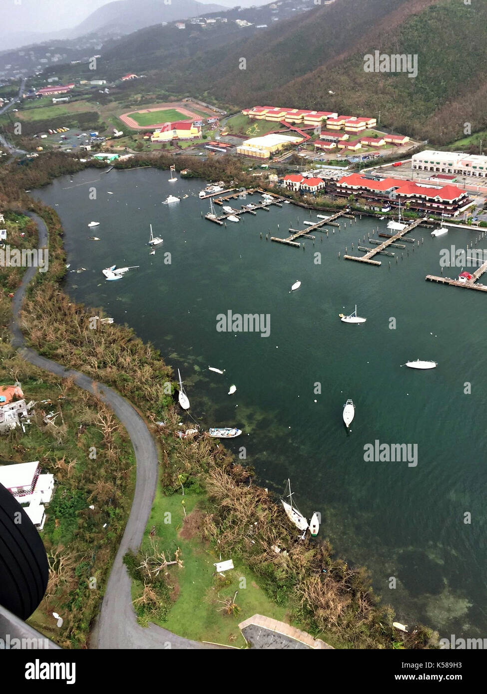 Virgin Islands, United States. 07th Sep, 2017. Massive devastation ...
