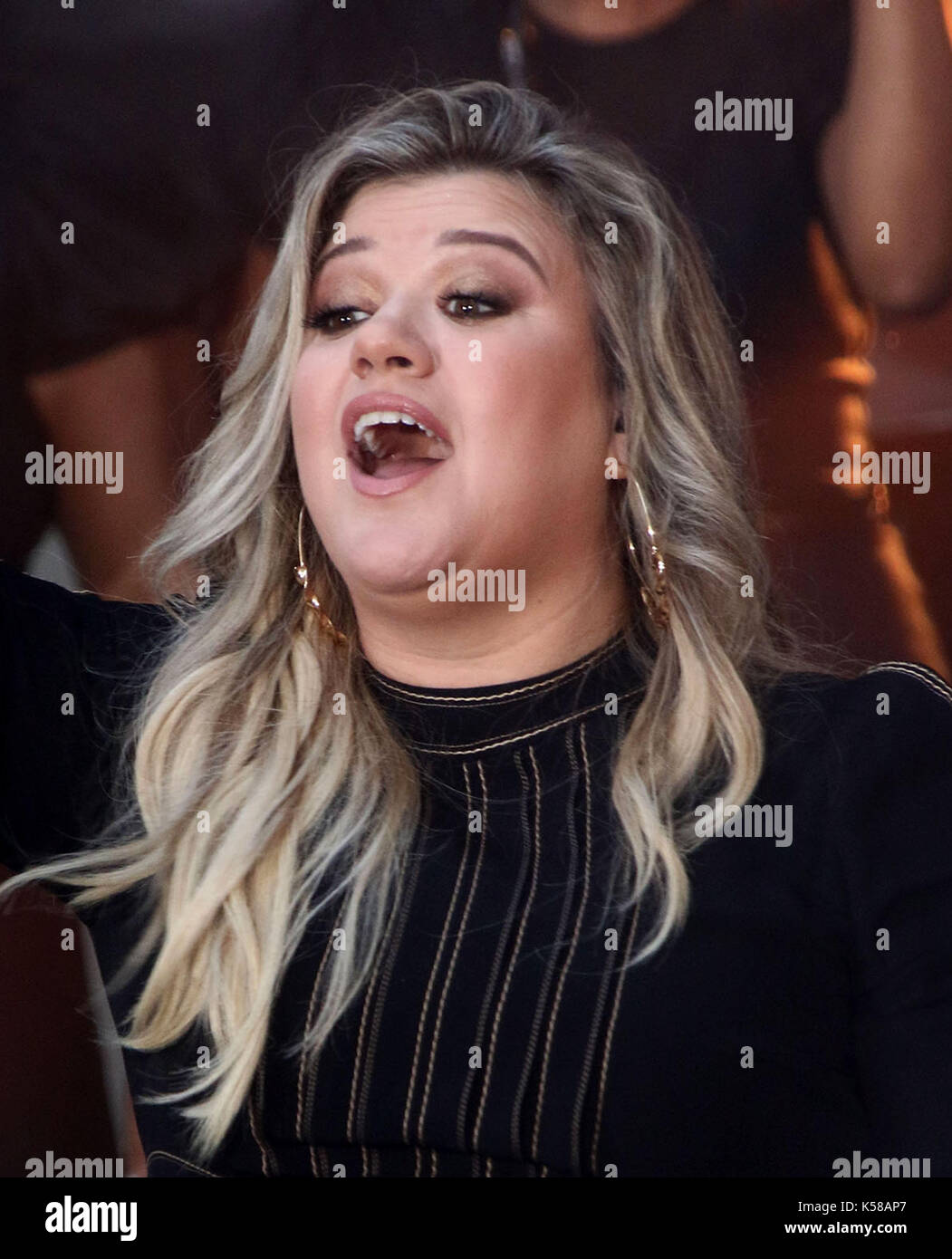 New York, New York, USA. 8th Sep, 2017. Singer KELLY CLARKSON performs ...