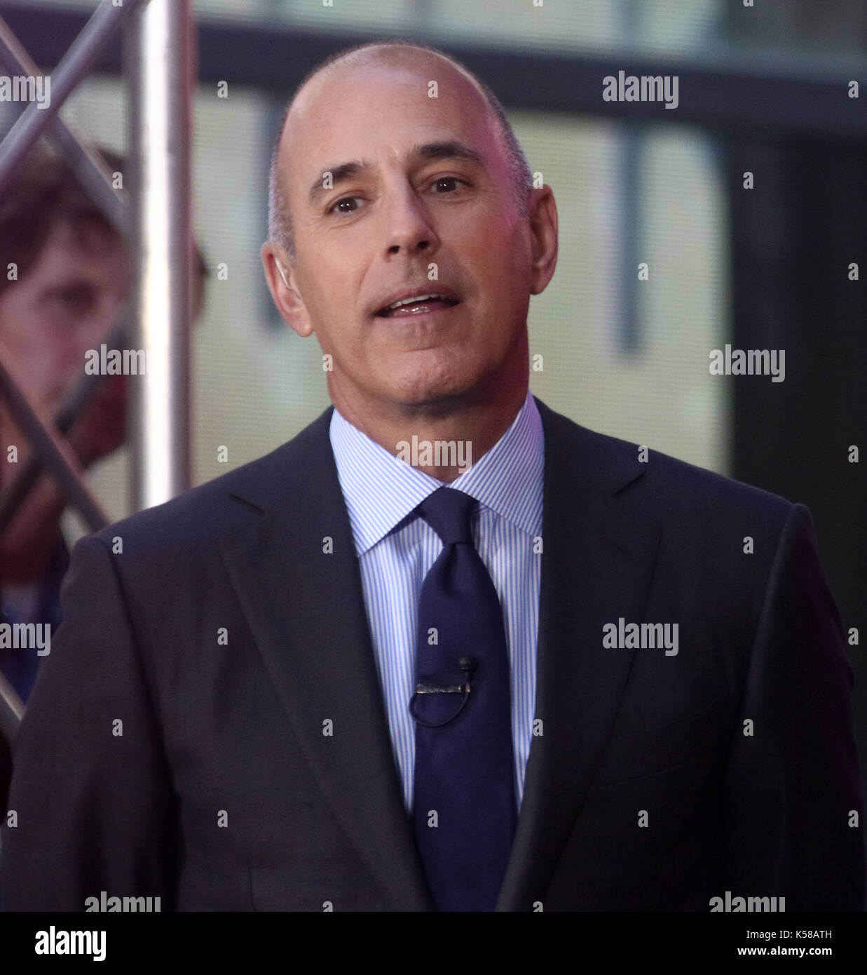 New York, New York, USA. 8th Sep, 2017. 'Today' show co-host MATT LAUER ...