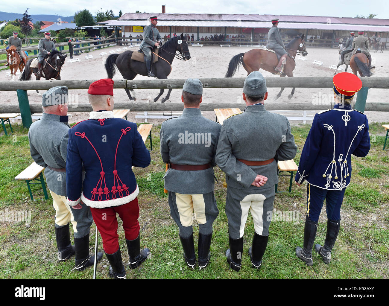 Crawinkel, Germany. 08th Sep, 2017. The German Emperor Uhlans ride a ...