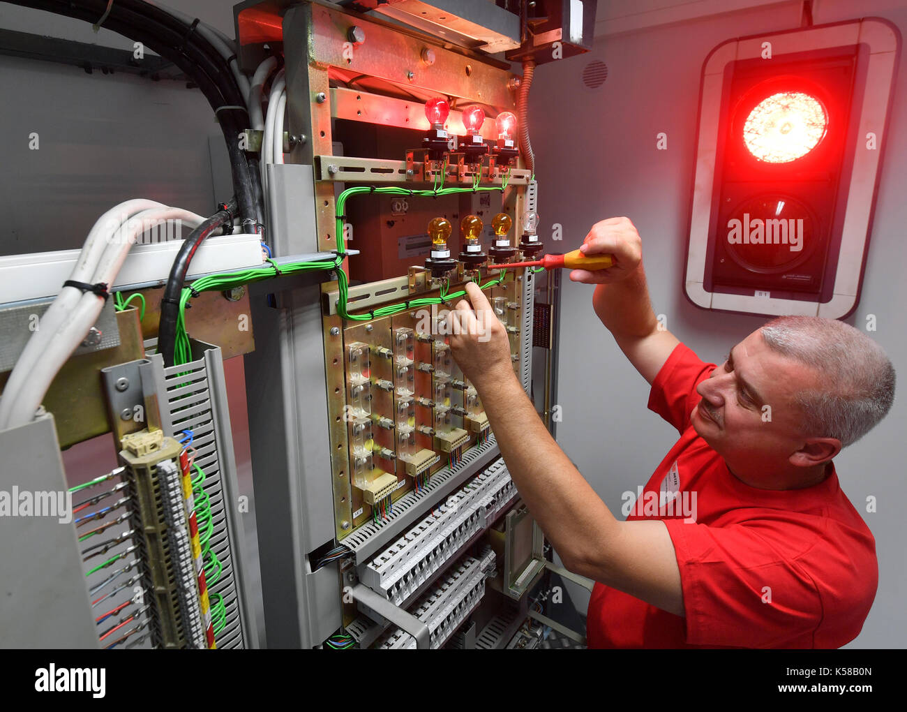 Rail switch box hi-res stock photography and images - Alamy