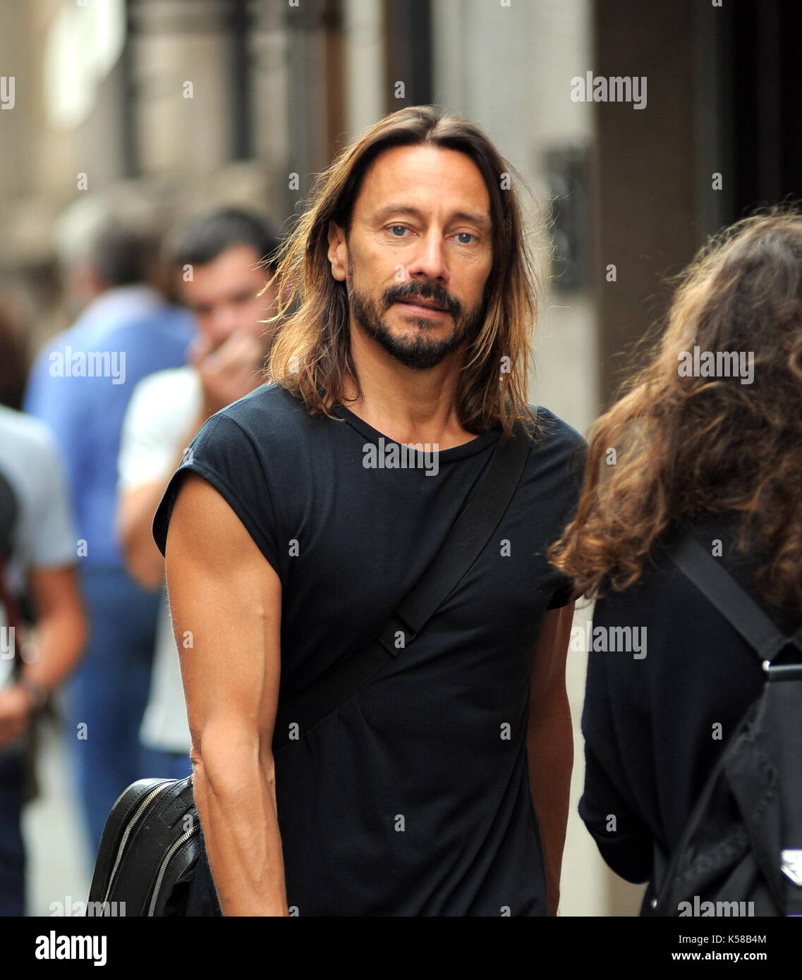 Milan, Italy. 8th September, 2017. Milan, Bob Sinclar in the center ...