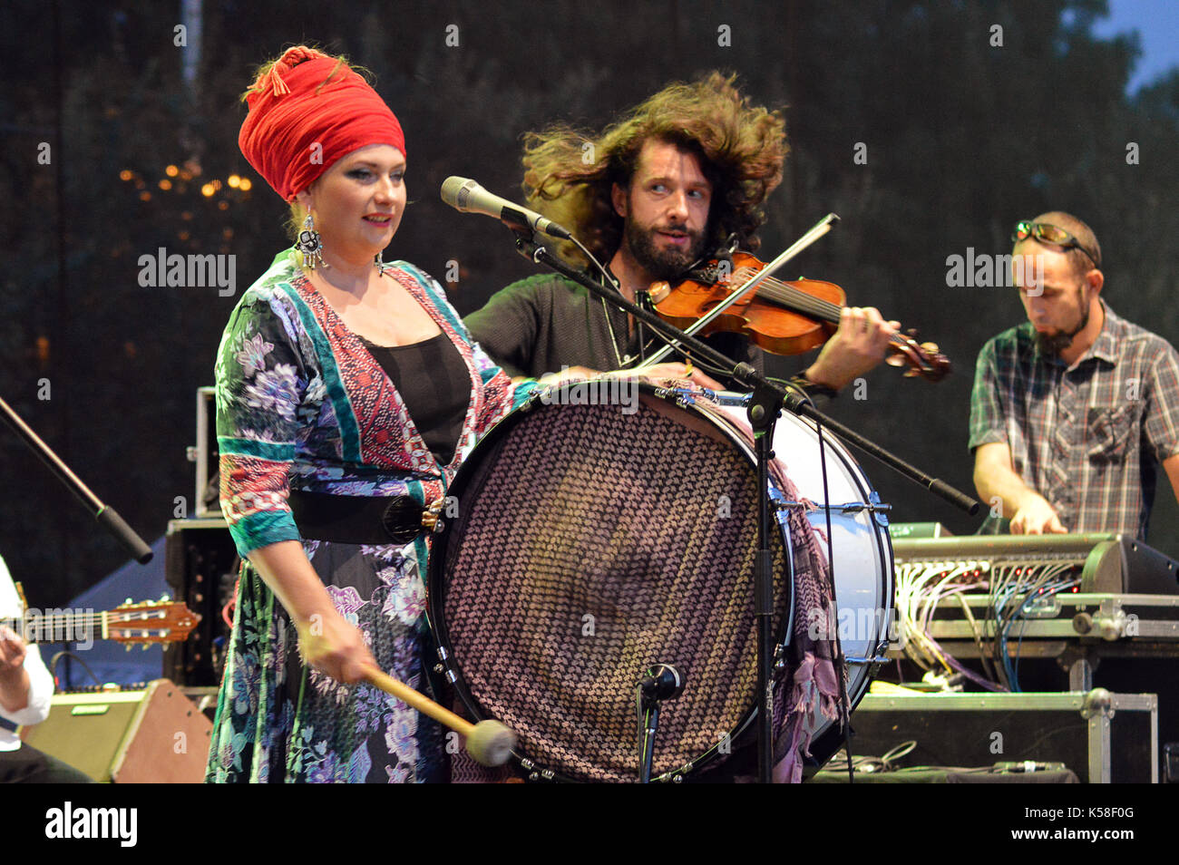 BUCHAREST, ROMANIA - 8 SEPTEMBER 2017: Ania Witczak-Czerniawska and ...