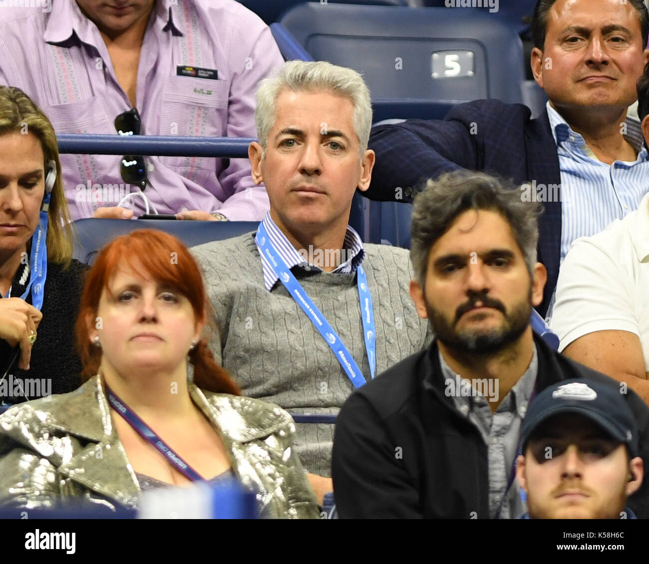 FLUSHING NY- SEPTEMBER 08: ***NO NY DAILIES*** Bill Ackman is seen ...