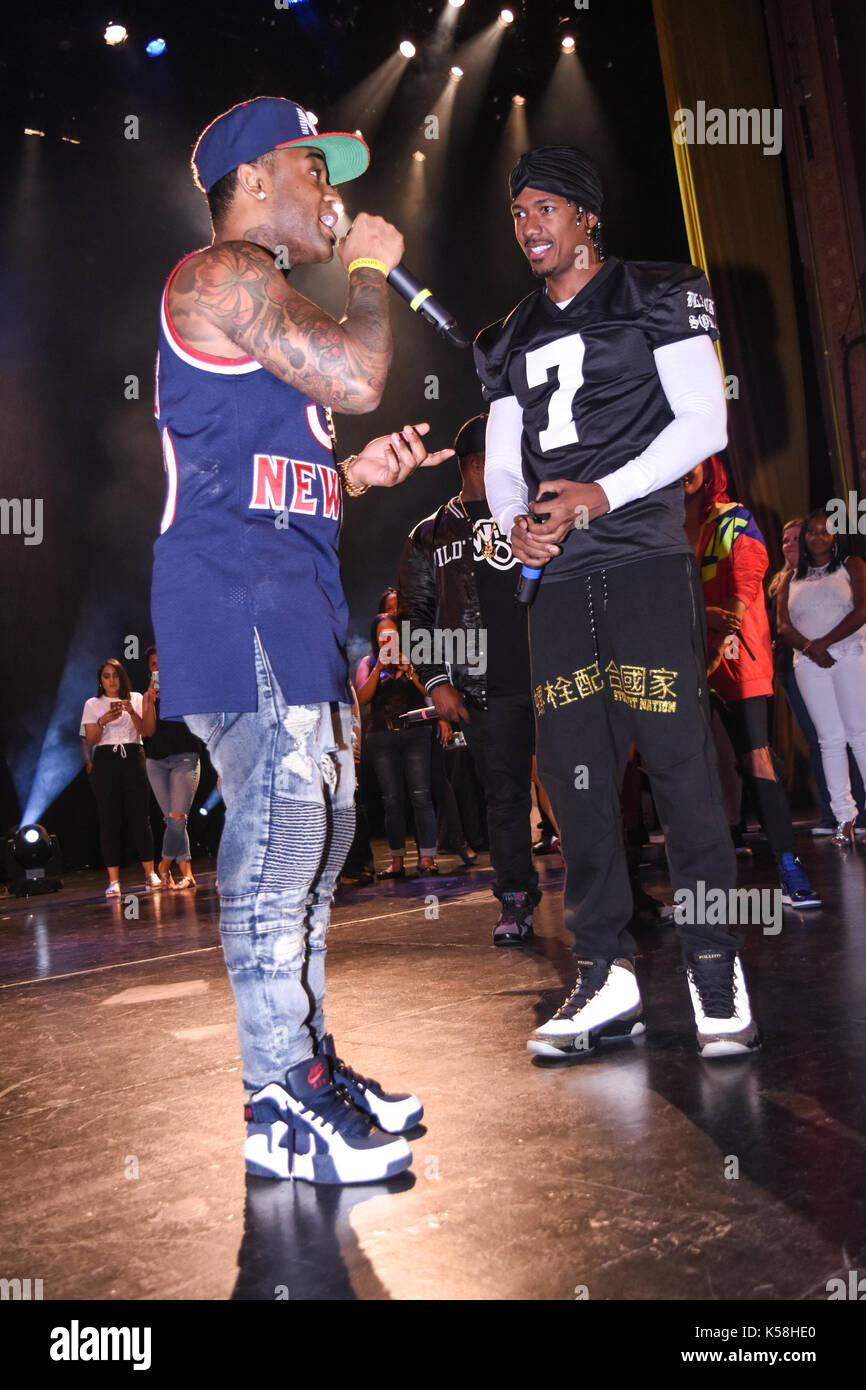 NEW YORK, NY- SEPTEMBER 8, 2017: Conceited & Nick Canon at the Wild 'N ...