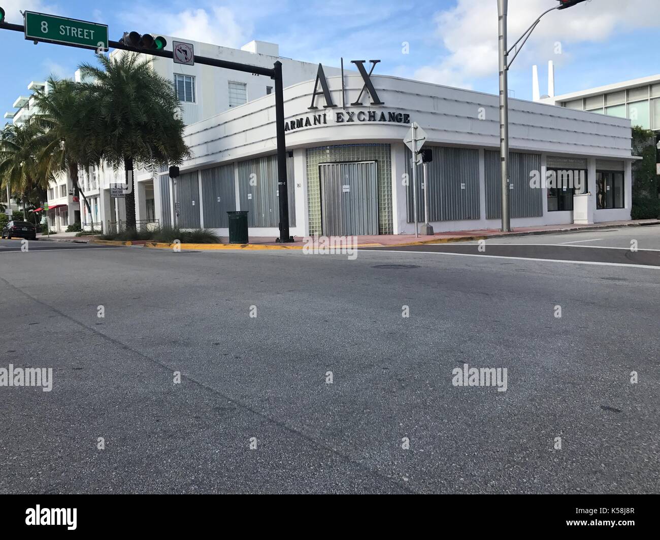 A Buildings Are Boarded Up Ahead Of Hurricane Irma In Miami Beach