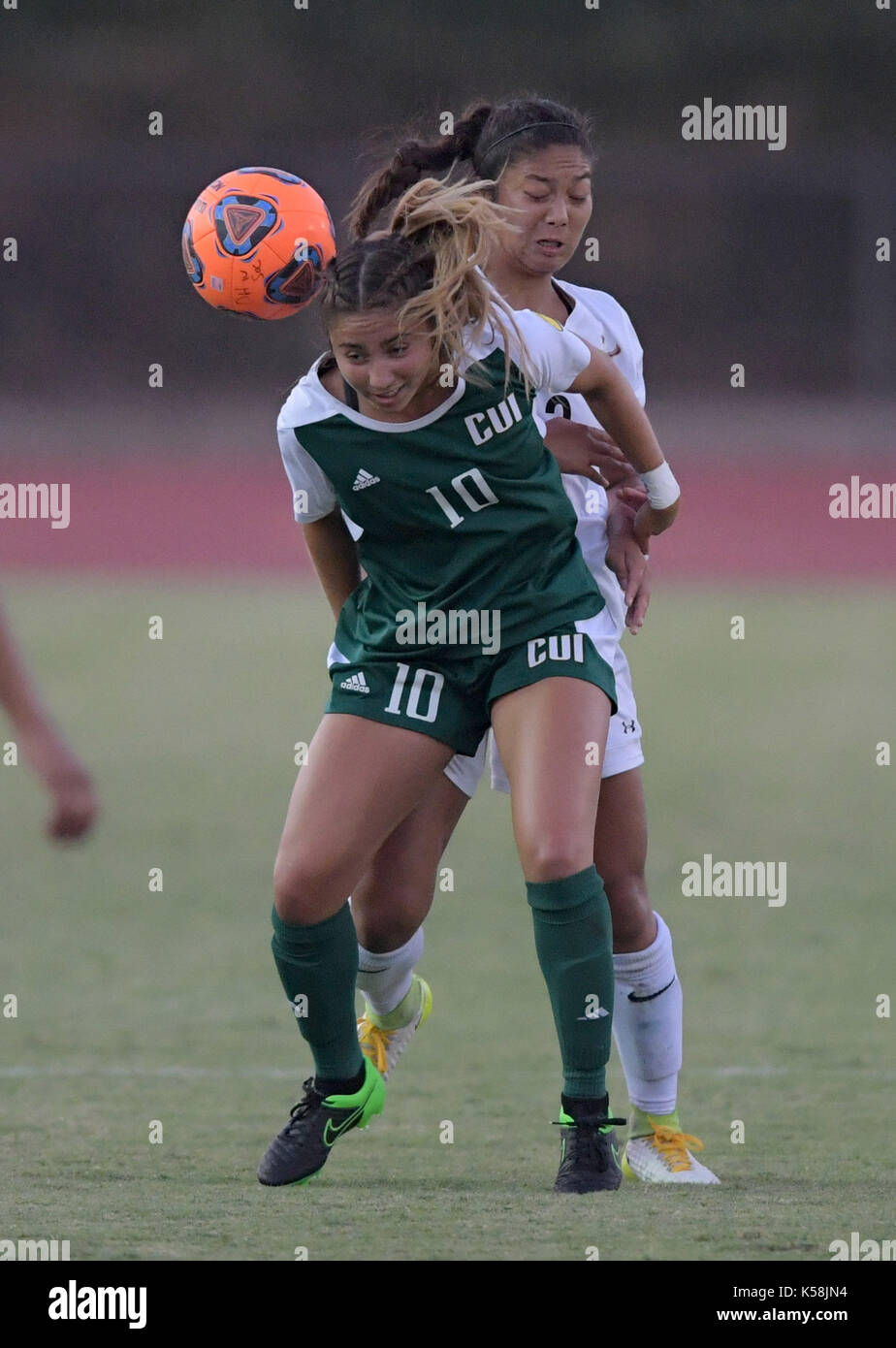 Concordia Eagles midfielder Marianna Maldonado (10) and Cal State ...