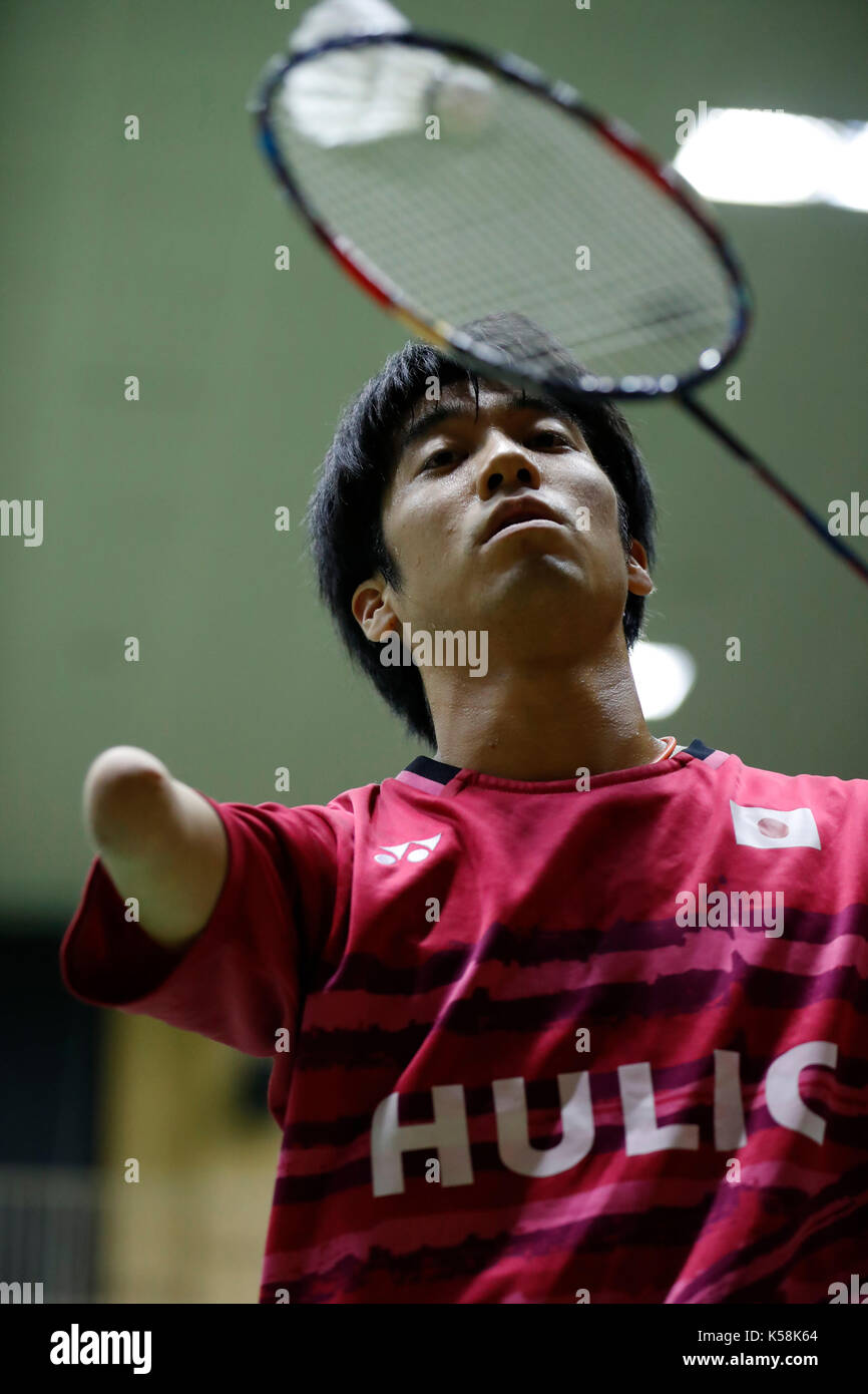 Tokyo, Japan. 8th Sep, 2017. Gen Shogaki (JPN) Badminton : HULIC ...