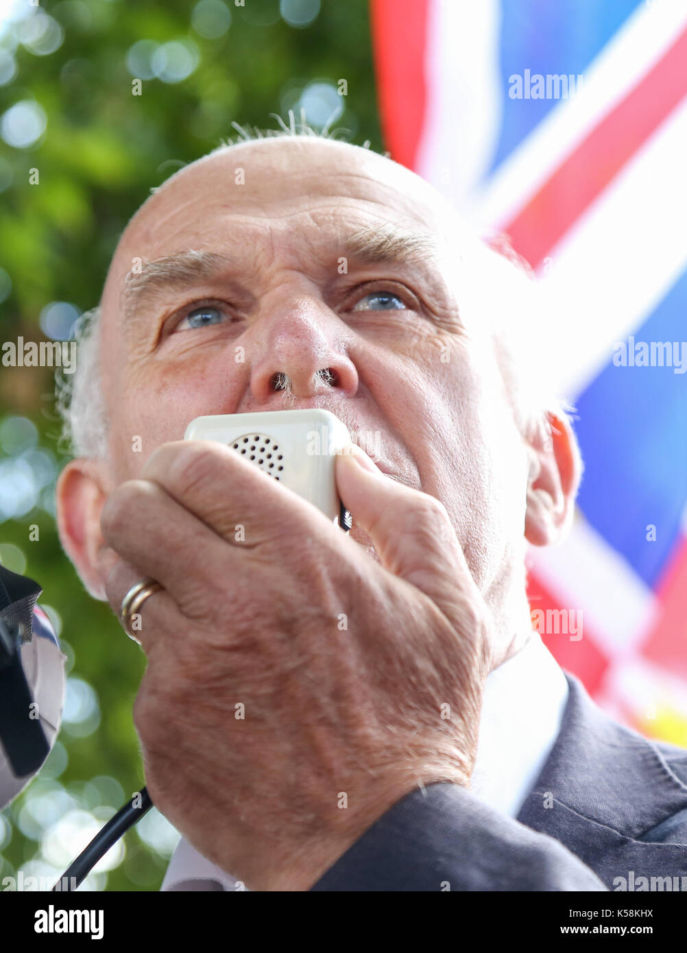 London, UK. 09th Sep, 2017. Liberal Democrats leader Vince Cable speaks ...