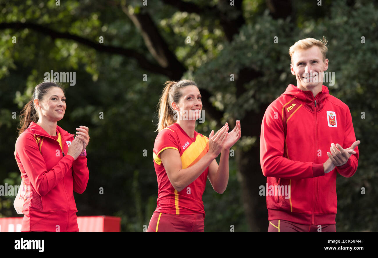 Berlin, Germany. 2nd Sep, 2017. Spanish athletes Concepcion Montaner ...