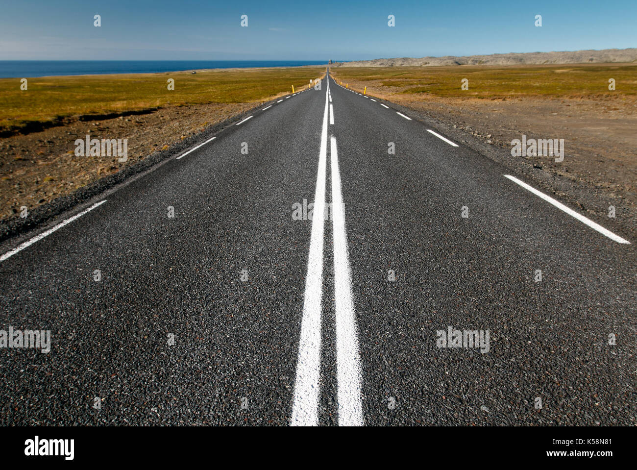 Paved remote road hi-res stock photography and images - Alamy