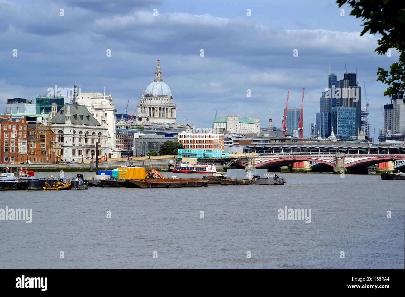 London and Thames skyline Stock Photo - Alamy