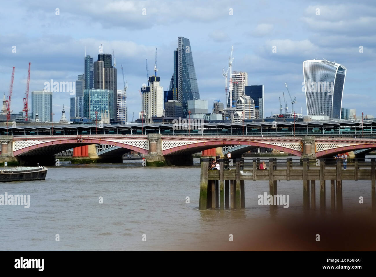London and Thames skyline Stock Photo - Alamy