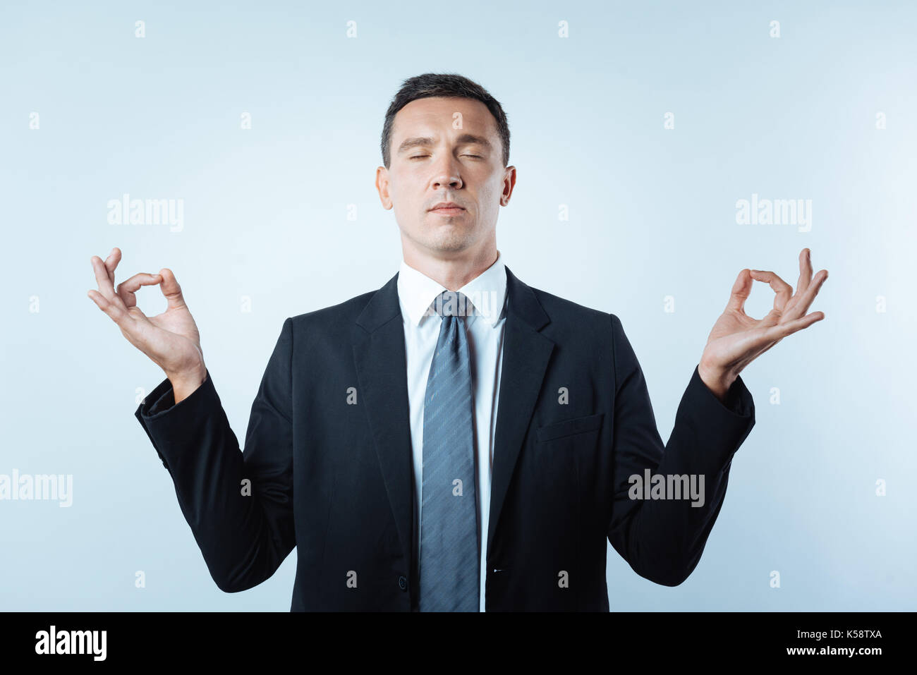 Peaceful man hi-res stock photography and images - Alamy