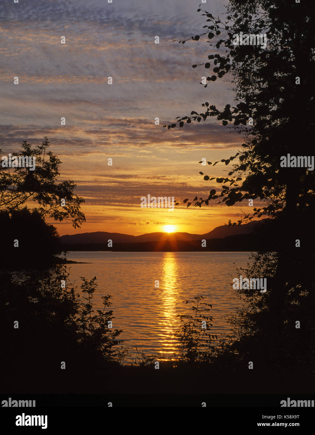 Sunset loch eck hi-res stock photography and images - Alamy