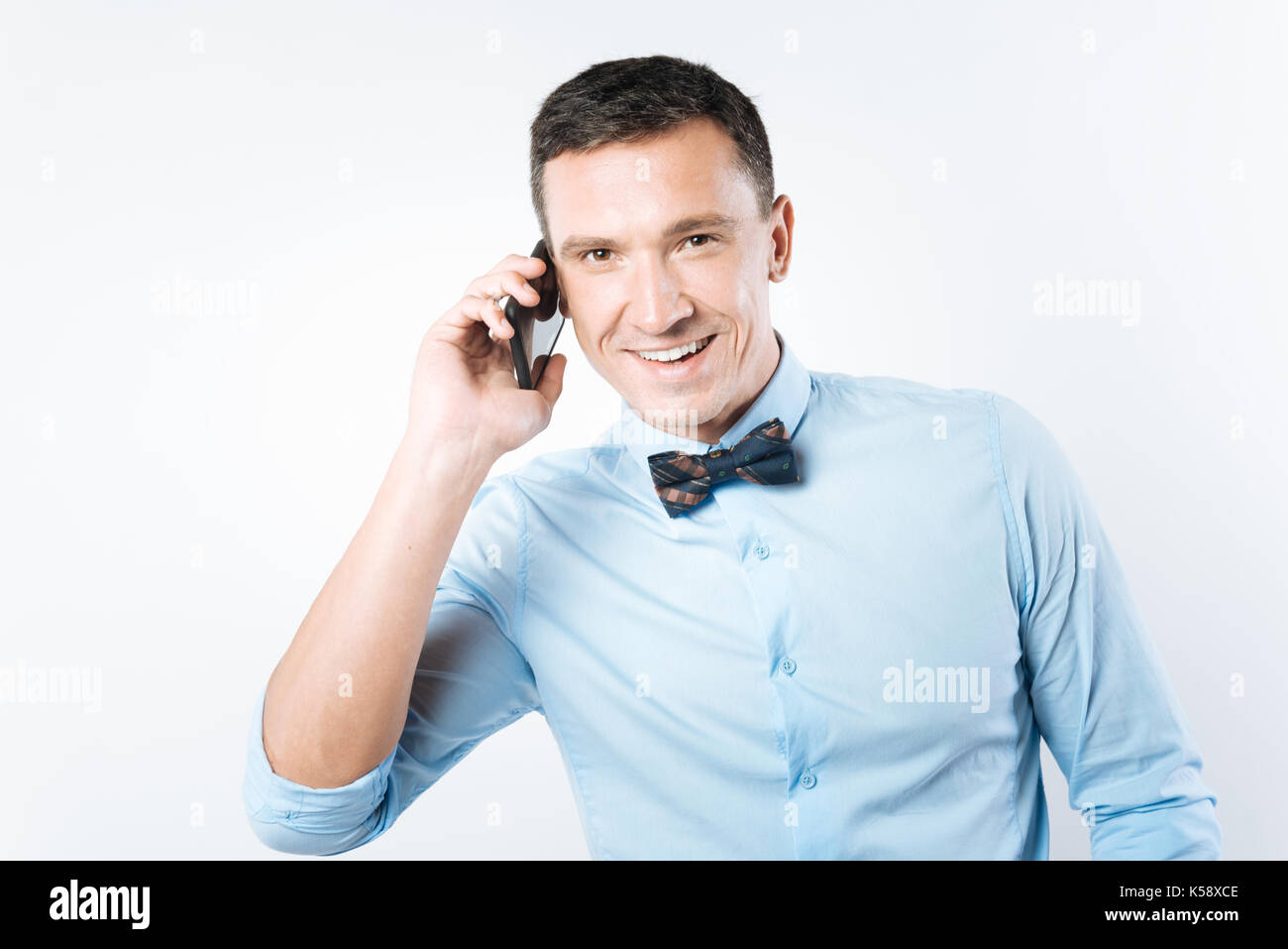 Speaking tech hi-res stock photography and images - Alamy