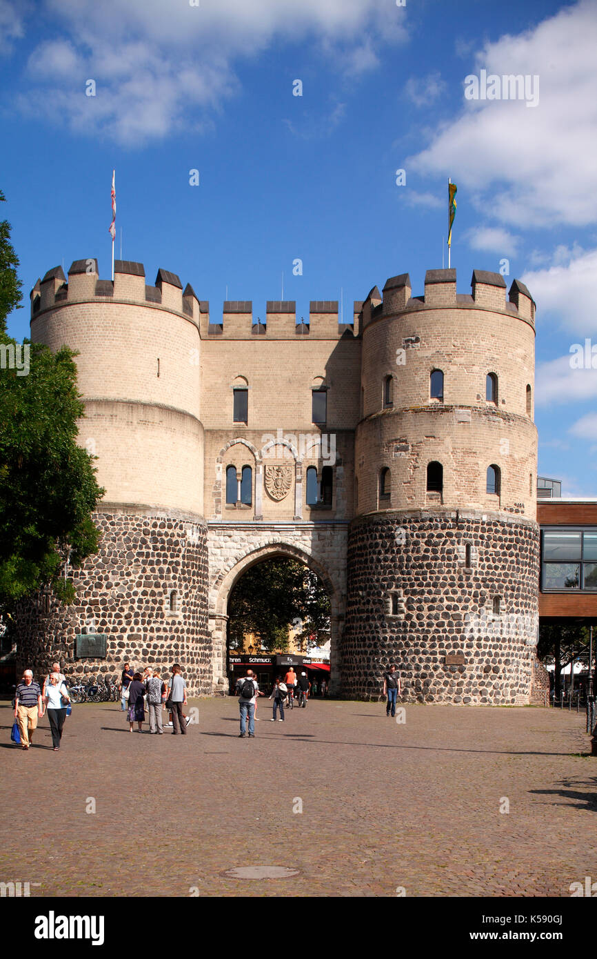 Hahnentorburg, Stadttor, Rudolfplatz, Köln, Nordrhein-Westfalen ...